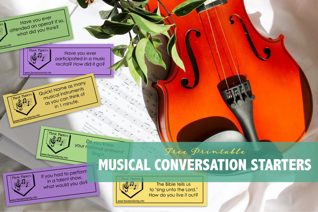 Musical Conversation Starters - Flanders Family Home Life