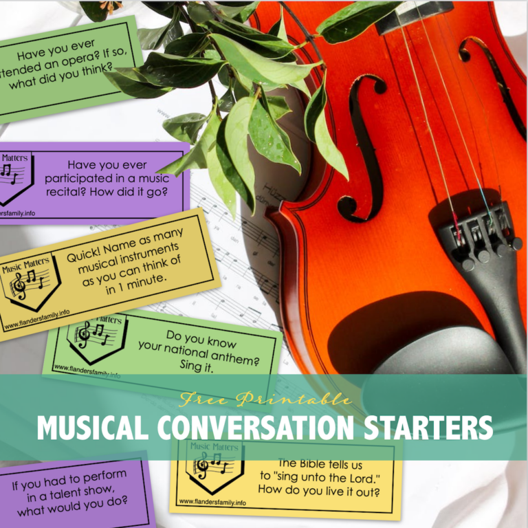 Musical Conversation Starters - Flanders Family Home Life