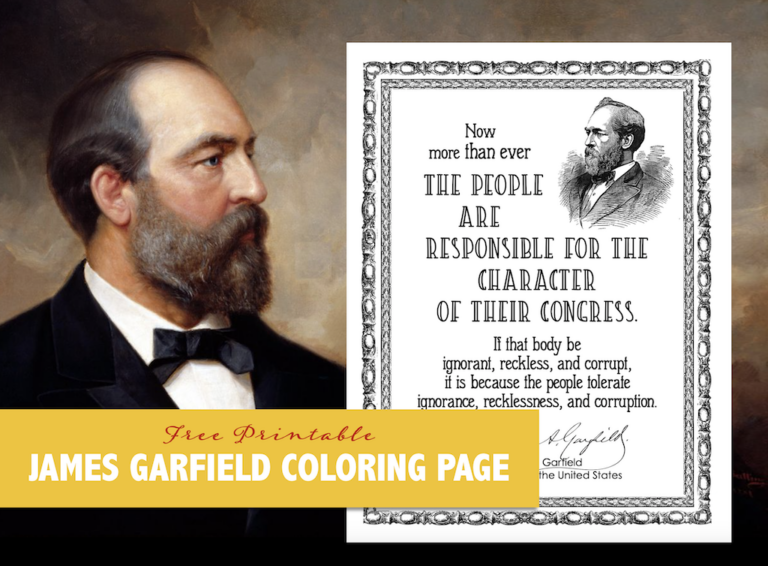 James Garfield Coloring Page - Flanders Family Home Life