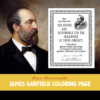 James Garfield Coloring Page - Flanders Family Home Life