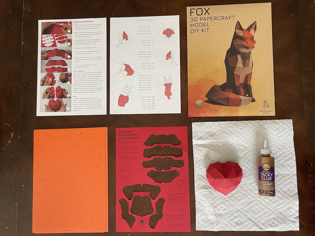 Papercraft World Fox & Bear - Flanders Family Home Life