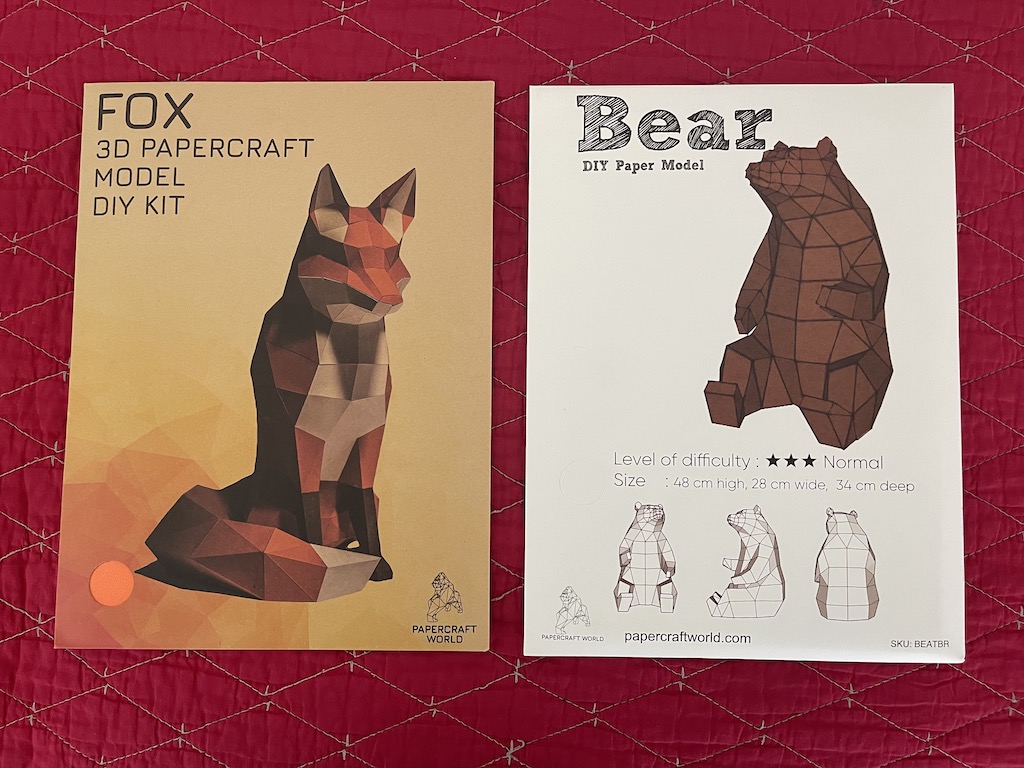 Papercraft World Fox & Bear - Flanders Family Home Life