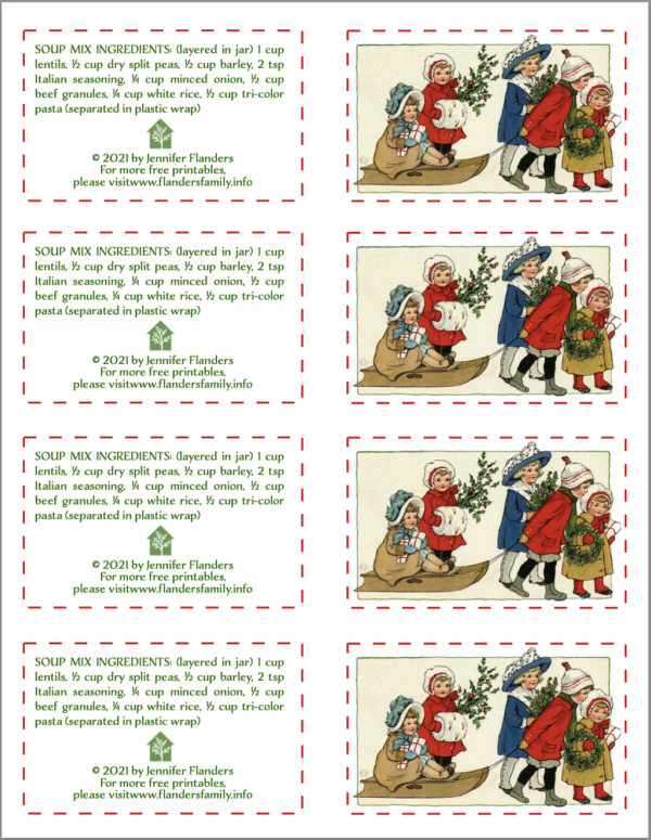 Friendship Soup Mix (with Pretty Printable) - Flanders Family Home Life