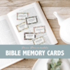 Pretty Printable Bible Memory Cards - Flanders Family Home Life