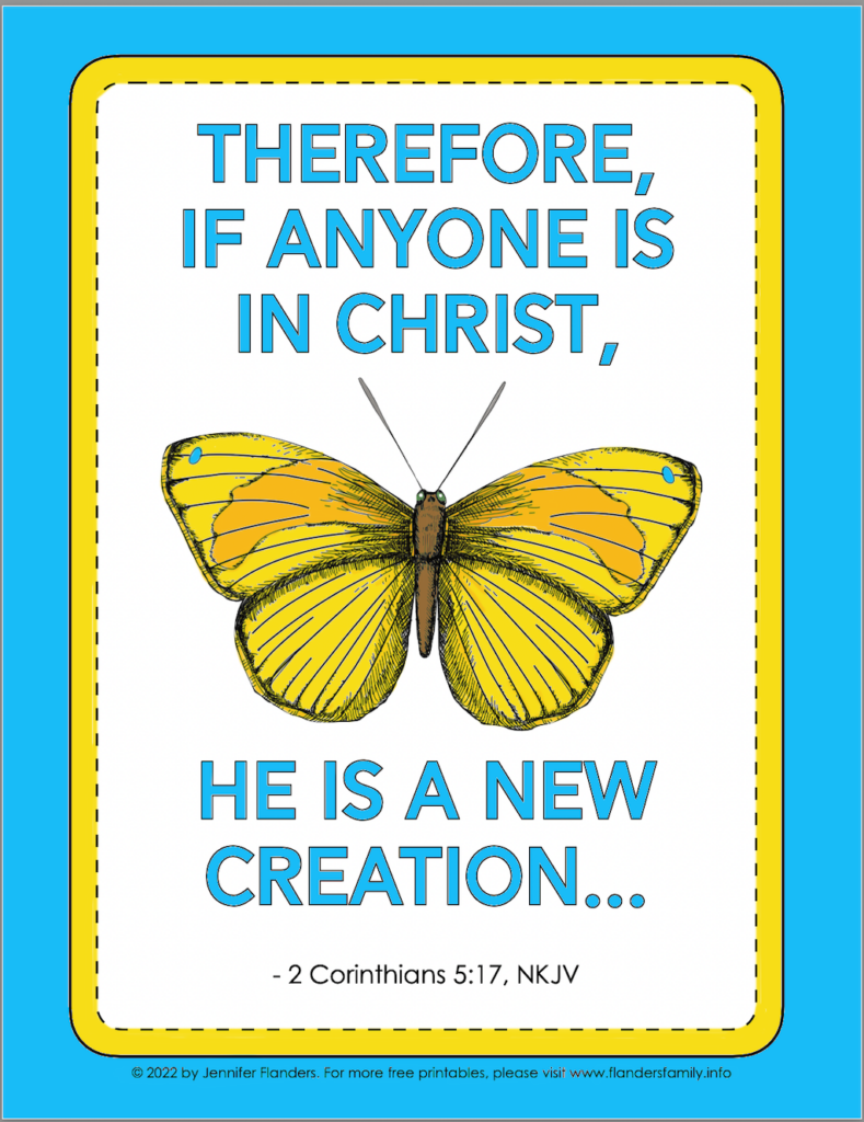 A New Creation Coloring Page - Flanders Family Home Life