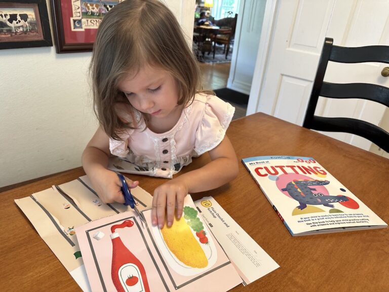 Kumon Book of Cutting Review - Flanders Family Home Life