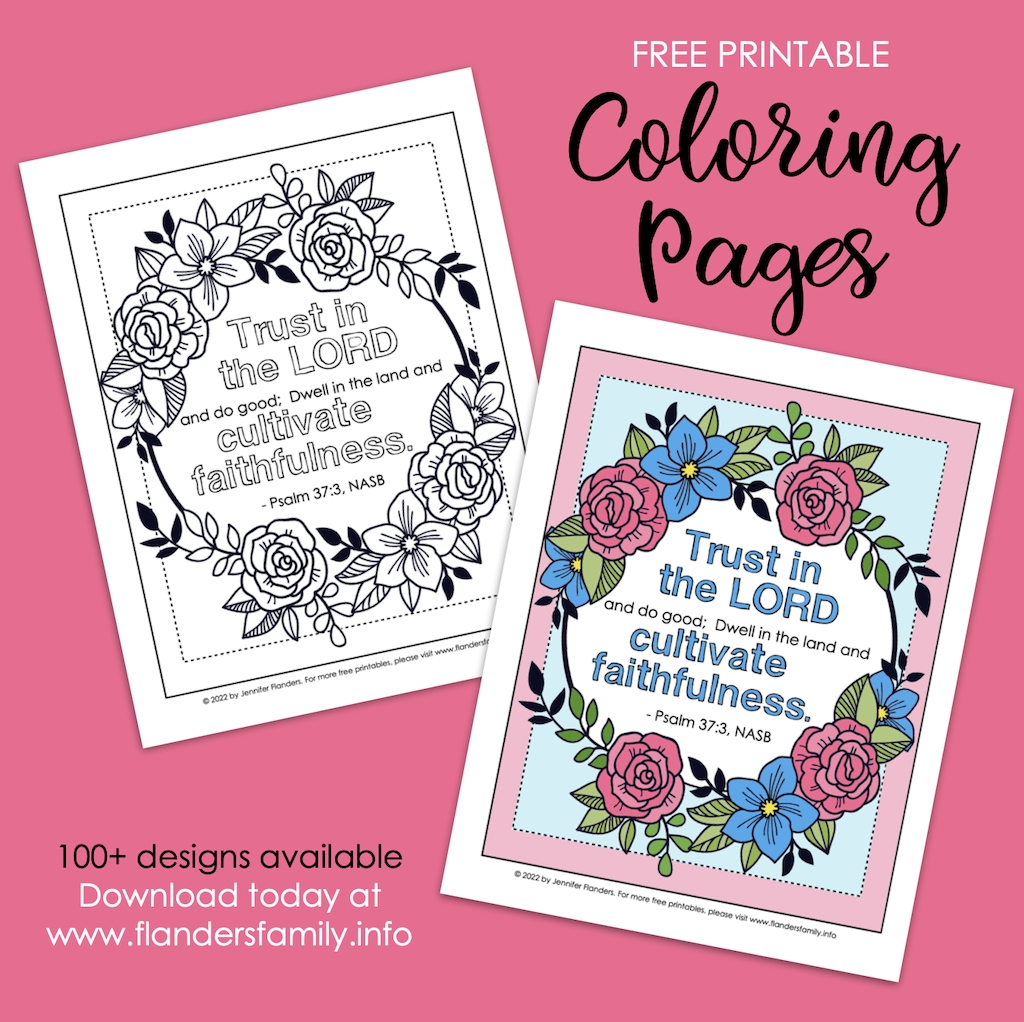 Coloring Pages Archives - Flanders Family Home Life