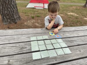 Printable Family Camp Memory Game - Flanders Family Home Life
