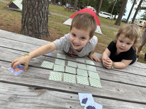Printable Family Camp Memory Game - Flanders Family Home Life