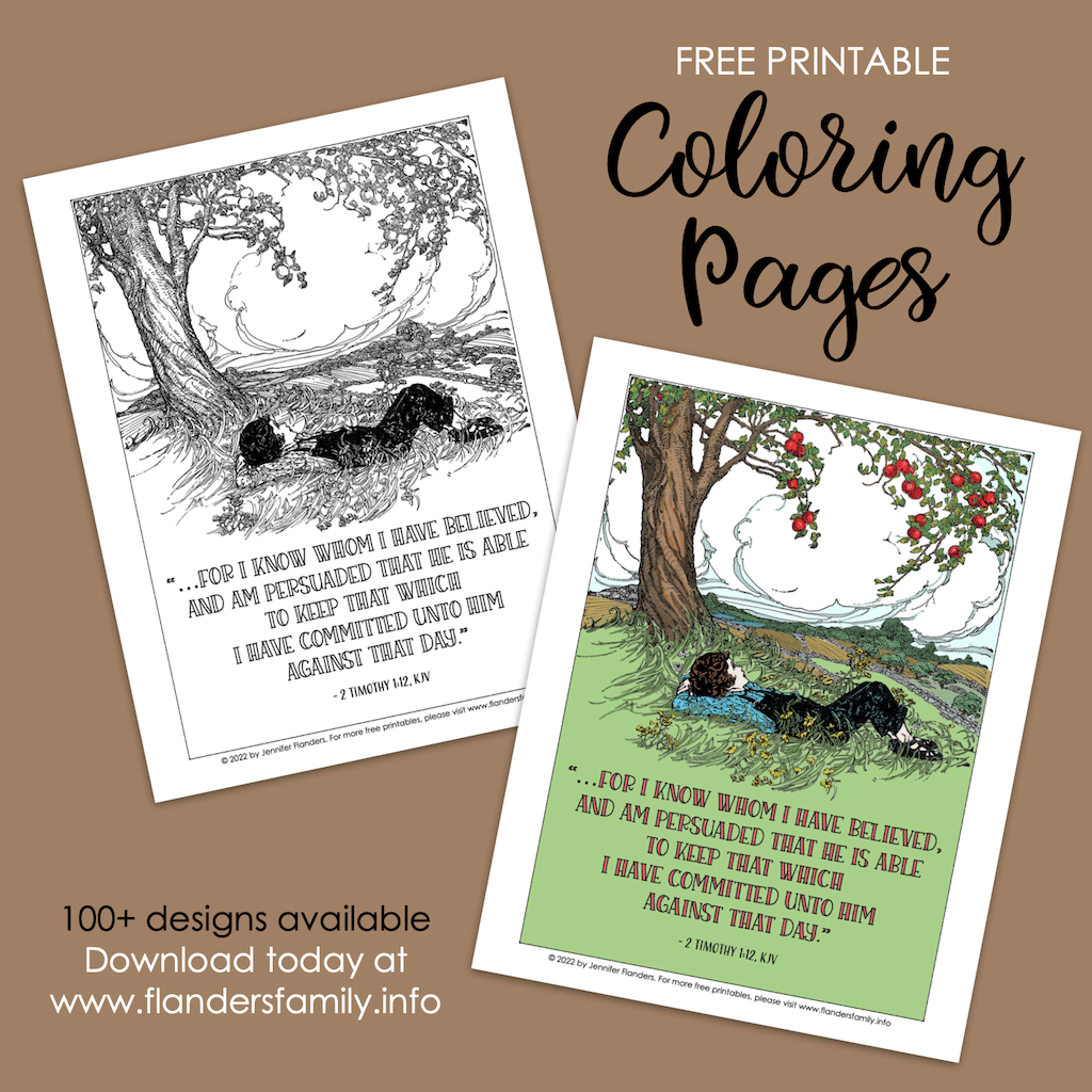 Fully Persuaded Coloring Page - Flanders Family Home Life