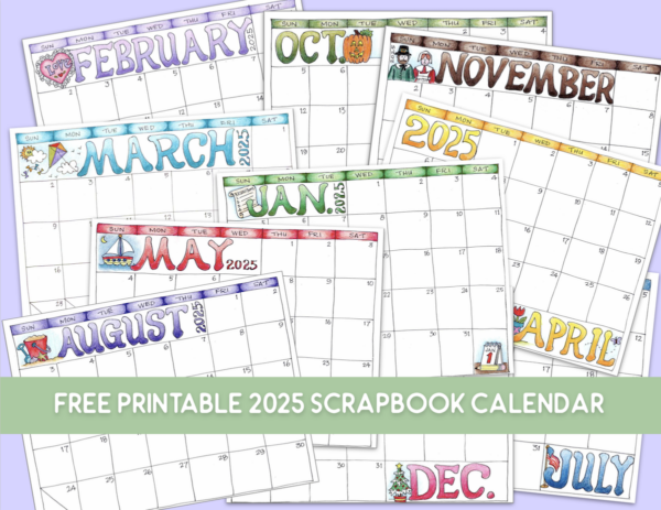 2025 Calendars - Flanders Family Home Life