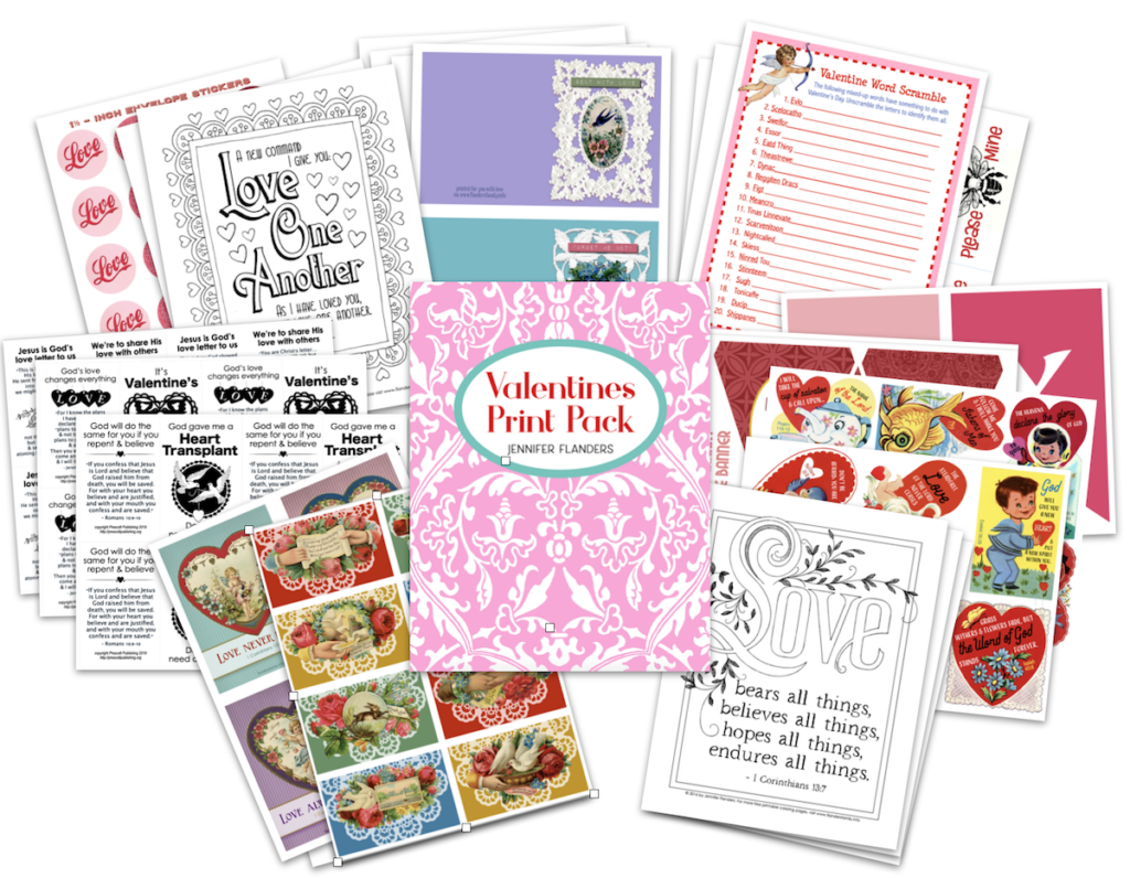 Valentines Print Pack - Flanders Family Home Life