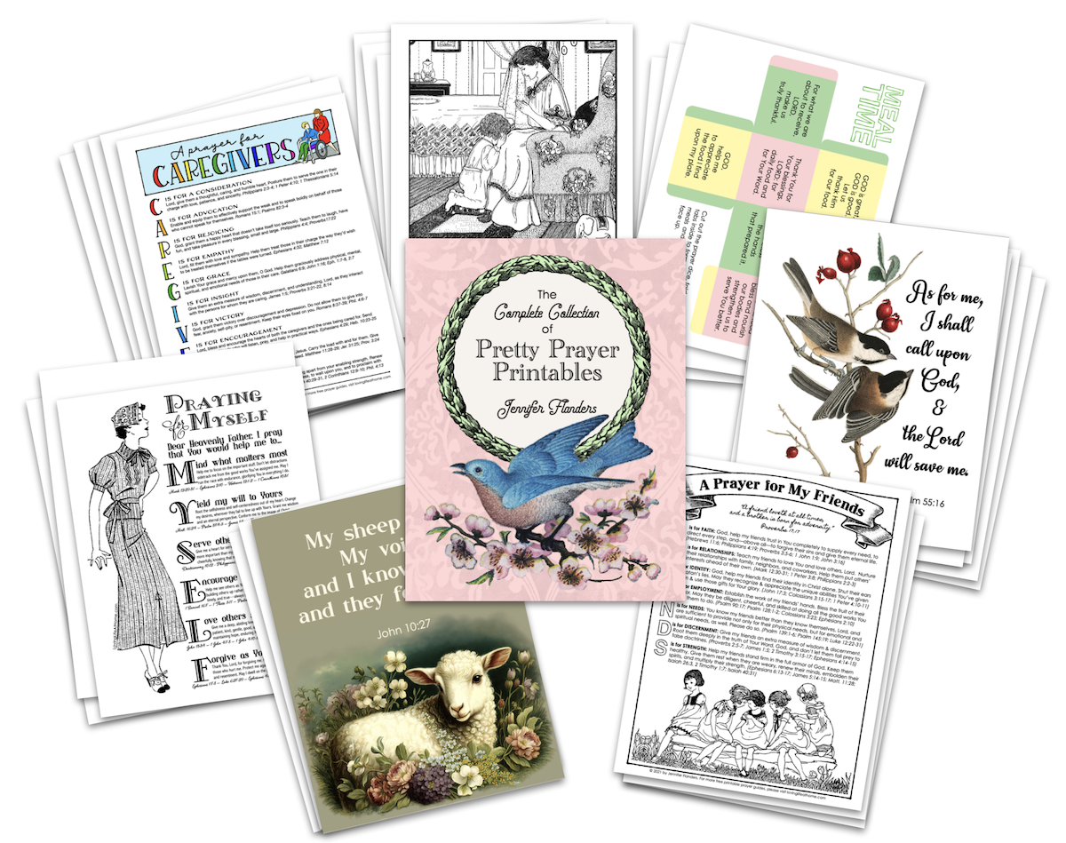 Complete Collection of Pretty Prayer Printables - Flanders Family Home Life