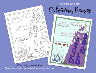 All Fall Short Coloring Page - Flanders Family Home Life