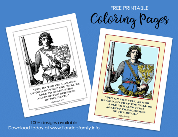 Standing Firm Coloring Page - Flanders Family Home Life